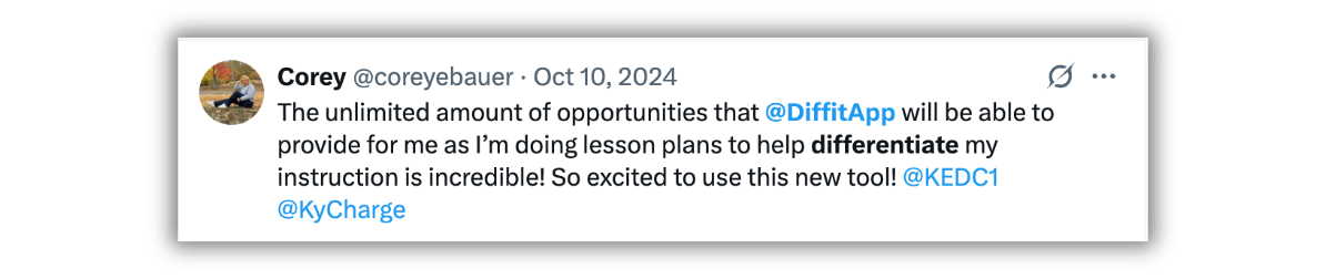 Diffit for Differentiation — Diffit